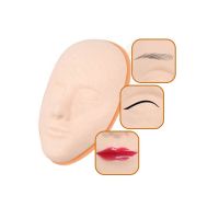 Quality China Makeup Practice Sheets Supplier Soft Silicone Face Practice Skin Microblading Accessories Tattoo Artificial Skin for sale
