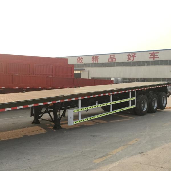 Quality 3/4 Axles 20ft 40ft 45ft Used Flatbed Semi Trailers for sale