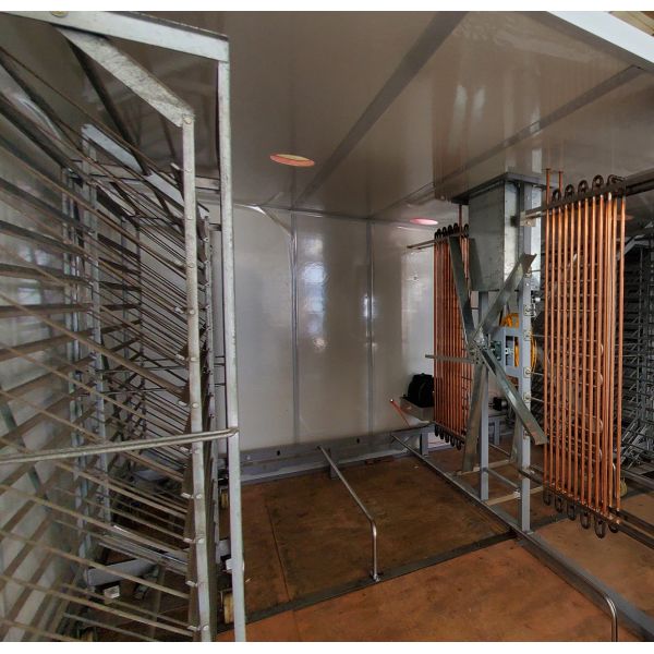 Quality Hot Galvanized Trolley 57600 Eggs Incubator Panel Thickness 75mm for sale