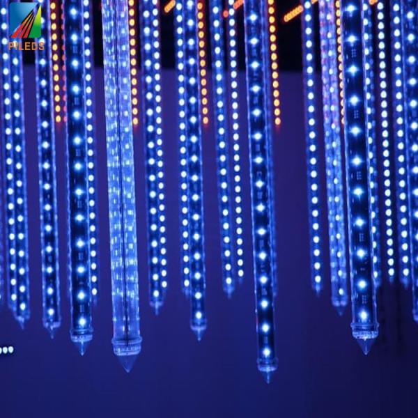 Quality 20mm Digital Meteor Shower Rain LED String Lights Illuminated Addressable for sale