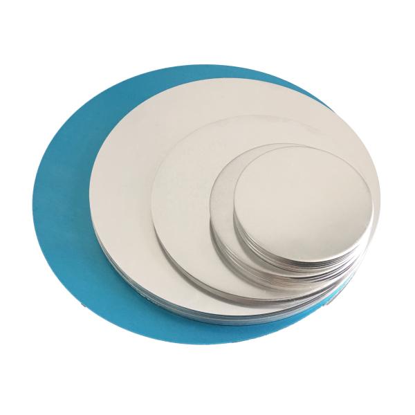 Quality 1100 1050 6061 T6 Non Stick Aluminum Circle Plate Cookware Pot Custom Size High Flatness Burr Free Edge Food Grade for sale