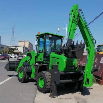 Quality Mini 4x4 Towable Backhoe Loader Machine 0.8 Cubic Meter Bucker Capacity for sale
