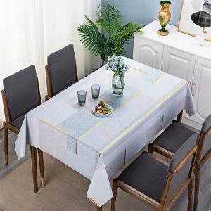 Quality Oil Proof Rectangle Floral Tablecloth PVC Restaurant Tablecloth Roll and for sale