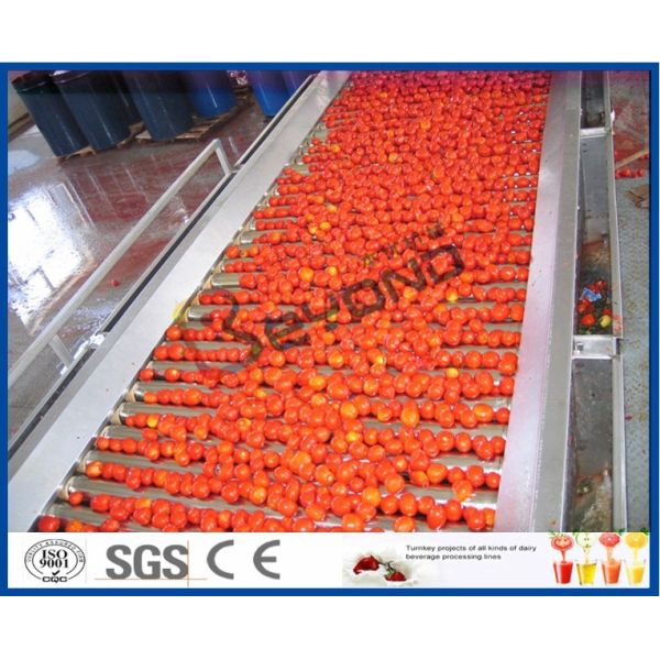 Quality Tomato Sauce Making Machine Tomato Paste Production Line With Hot / Cold Break for sale
