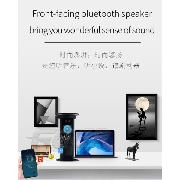 Quality 2 Position 16A 250V Intelligent Hidden Desktop Socket For Office Tables for sale