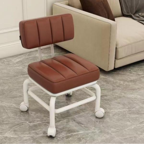 Quality Universal Wheels Small Stool With Backrest For Children Household for sale