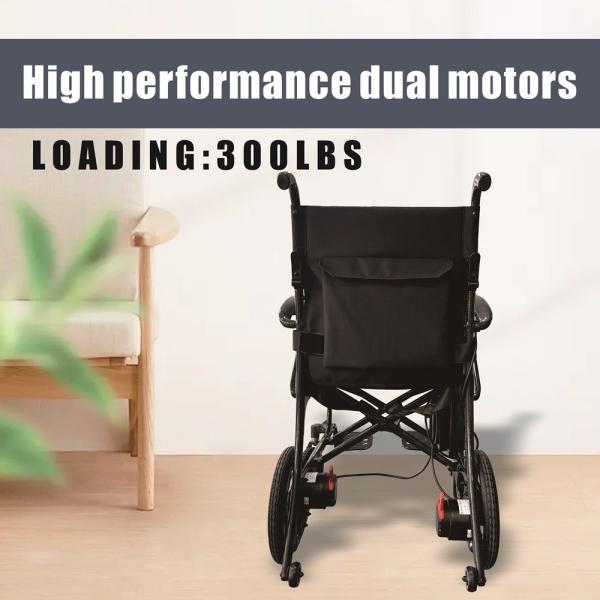 Quality Electromagnetic Braking Electric Wheelchair with Adjustable Height and Remote for sale