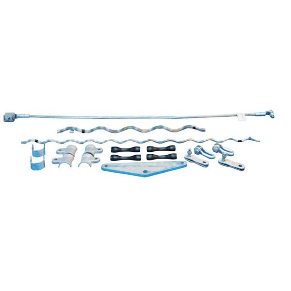 Quality Double Helical Suspension Clamp , OPGW Preformed Suspension Clamp for sale