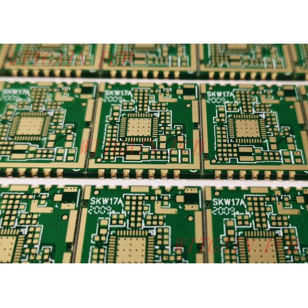 Quality Four Layer Half Hole PCB Printed Circuit Board Finished Thickness 0.8MM for sale