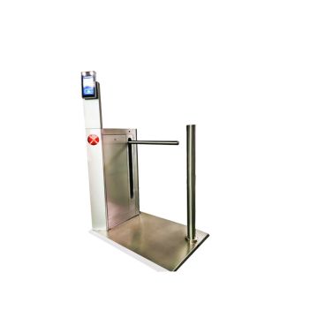 Quality SS304 Face Recognition 450mm Arm Turnstile Barrier Gate for sale