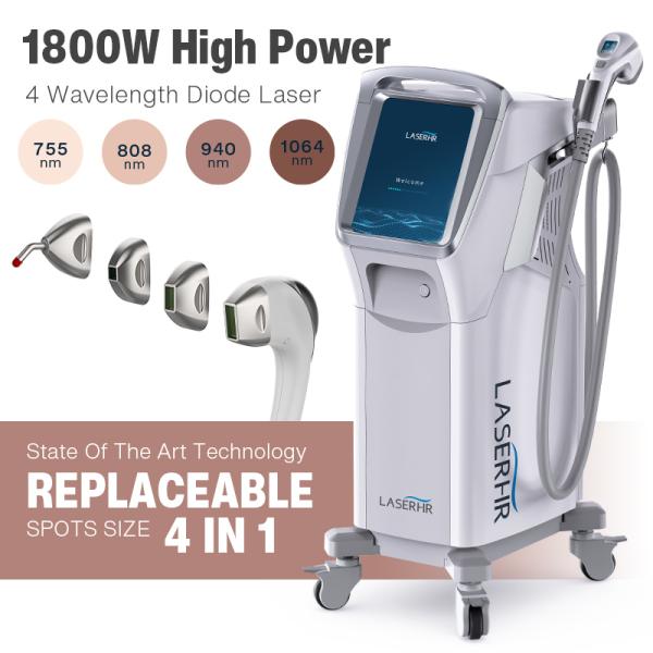 Quality 4 In 1 Customize 808nm Alexandrite Nd Yag Clinical Diode Laser Hair Removal Machine for Sale for sale