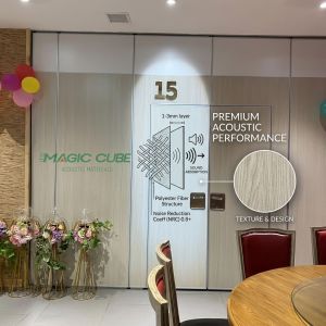 Quality Polyester Fiber Acoustic Panel 600x1200mm 24mm Sound Absorbing Wall Board for for sale