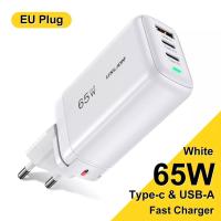 Quality 65W USB Type C GAN Wall Charger EU Plug for Fast Charging Laptops and Phones for sale