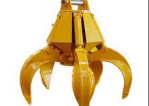 Quality Abrasion Resistance Orange Peel Grab Hydraulic Excavator Grapple for sale