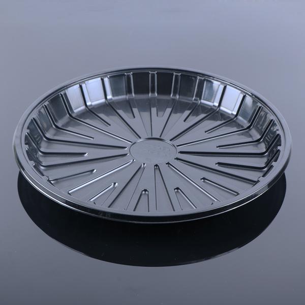 Quality Round 27*3.3cm Disposable Plastic Blister Tray With Lid for sale