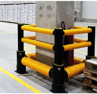 HC MC  Building Post Safety Barrier Warehouse flexible anti-collision system FS-2023A