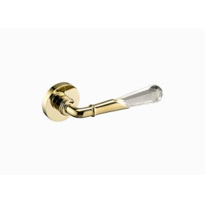 Quality Interior Crystal Classic Door Handles 145mm 62mm For Home Hardware for sale