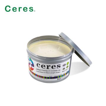 Quality Colorless Grass Green Invisible UV Offset Ink Printing Normal Dry Solvent Based for sale
