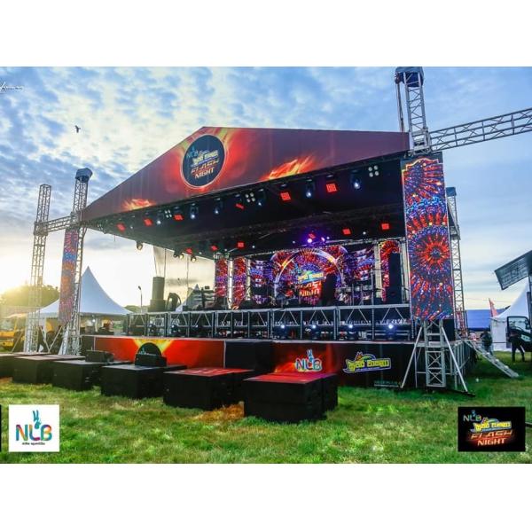 Quality P4 P3 Outdoor Rental LED Display Curtain HDR 250x250mm 16 Bit High Definition for sale