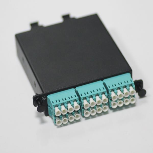 Quality 24F Optical MPO Cable Assemblies MTP to LC OM3 Cassette Modular Polarity A for sale