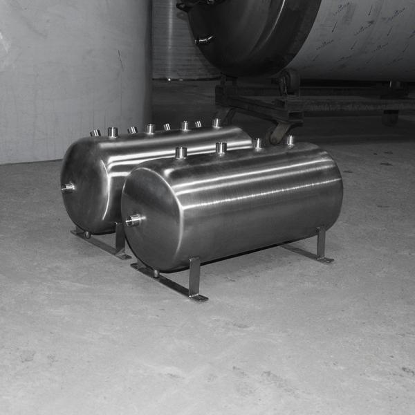 Quality Large Volume 50L Air Stainless Steel Storage Tank 1.25 MPa for sale