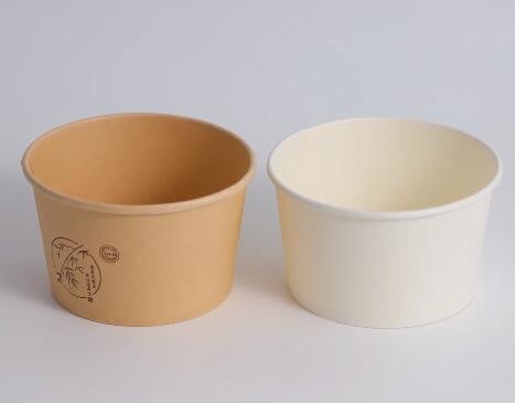 Quality Food Grade Takeout Food Container Paper Bowl Customization and Bicolor for sale