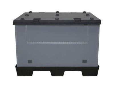 Quality Customers Logo Plastic Pallet Box Polypropylene Plastic Pallet Containers for sale