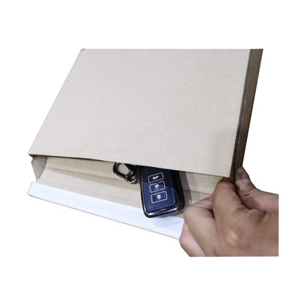 Quality 400g Eco Friendly Rigid Mailers Corrugated Envelope Mailers With Peel Strip for sale
