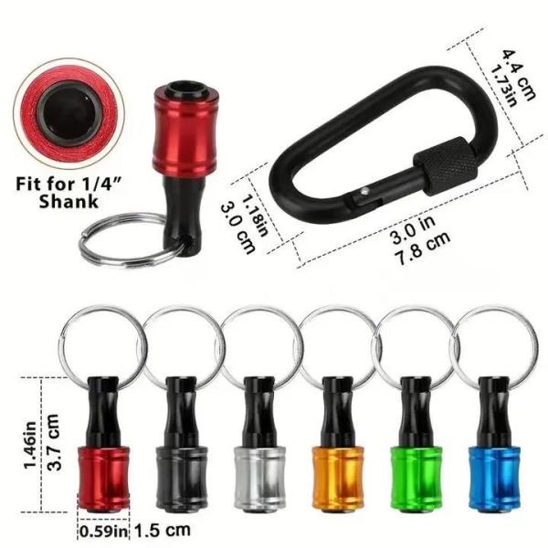 Quality Black Oxide Finish 6pcs Quick Release 1/4 Inch Hex Shank Screw Driver Bit Holder for sale