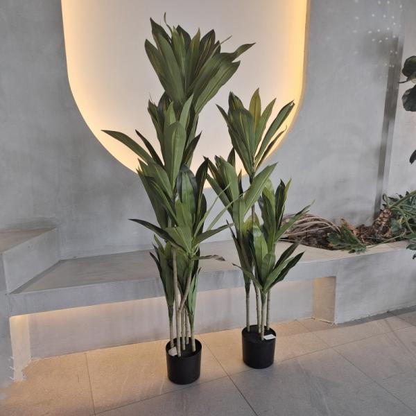 Quality Indoor / Outdoor Plastic Artificial Plants Waterproof 120-150cm for sale