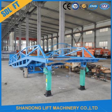 Quality 6 - 15T Mobile Dock Leveler Warehouse Hydraulic Container Loading Ramps for sale