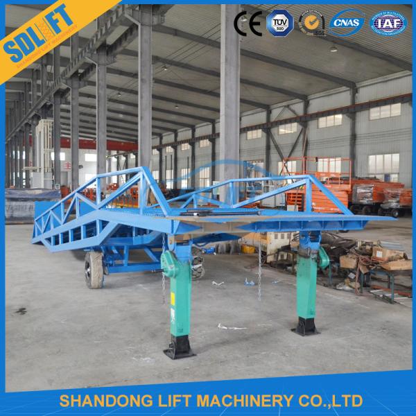 Quality 6 - 15T Mobile Dock Leveler Warehouse Hydraulic Container Loading Ramps for sale