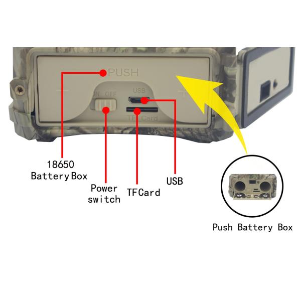 Quality PR300A WIFI Hunting Camera 24MP 1296P for sale