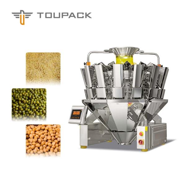Quality High Speed Grain Multihead Weigher Machine 20 Head MCU / PLC for sale