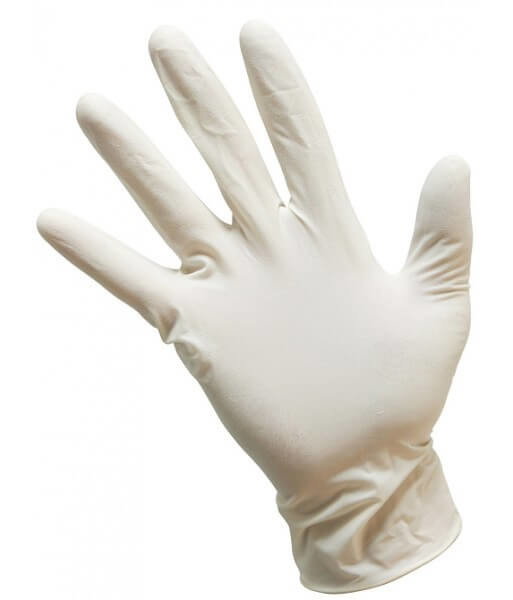 Quality Disposable Latex Medical Gloves Powder Free 10 Boxes/Carton for sale