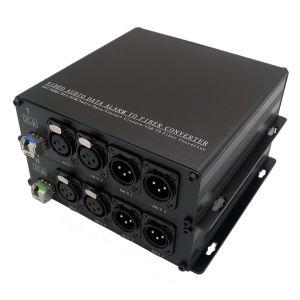 Quality Media Digital Audio Over Fiber Extender Bidirectional Audio Over Fiber for sale