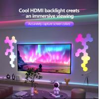 Quality RGBIC Gaming Light ABS Shell HDMI Hexagon Gaming Light With PC Luminous Surface for sale