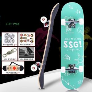 Quality High Strength OEM Double Kick Freestyle Skateboard Custom Logo Skateboard for sale