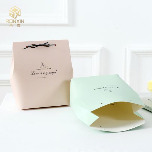 Quality Coated Paper Colorful Foldable Gift Boxes With Ribbon Small Size for sale
