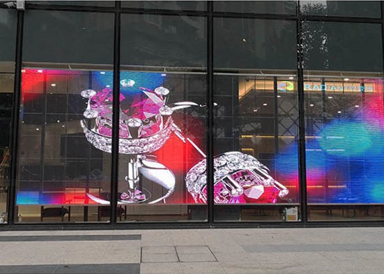 Quality 1R1G1B Outdoor Transparent LED Screen for sale