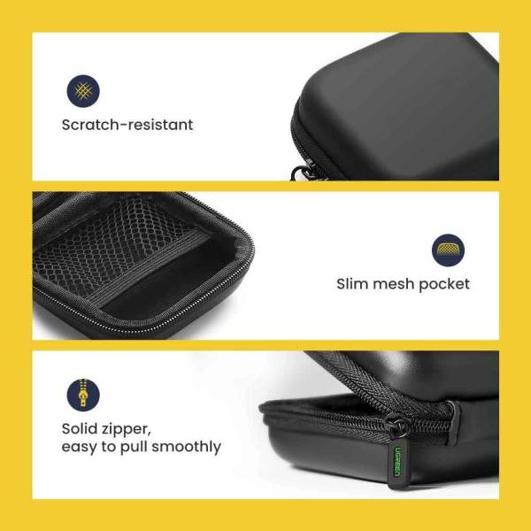 Quality 300D PBT Headphone Travel Case , EVA Earbud Carrying Case for sale