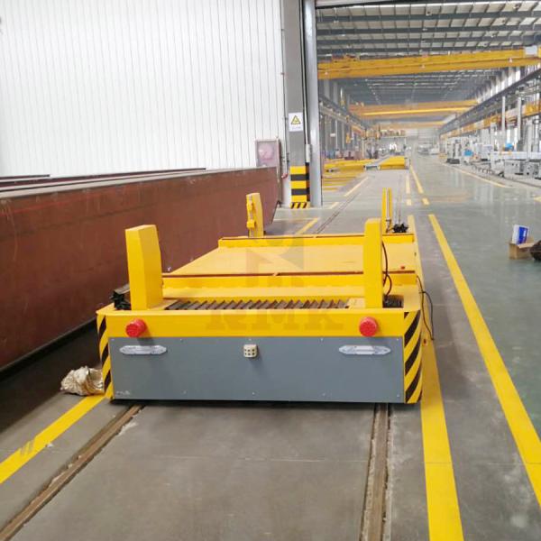 Quality Flat Table Powered Industrial Rail Cart for sale