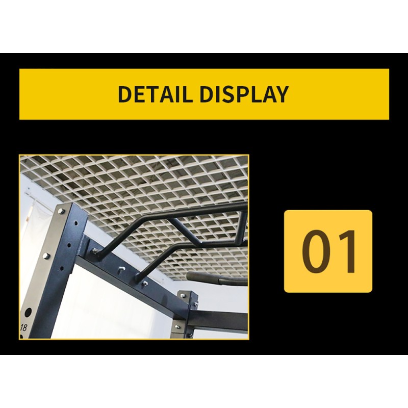 Heavy Duty Exercise Fitness Workout Gym Basic Equipment Adjustable Strength Half Rack