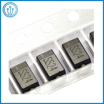 Quality 2Pin DO-214AA SS24 2A Surface Mount Fuses SMB Schottky Barrier Rectifier Diode for sale