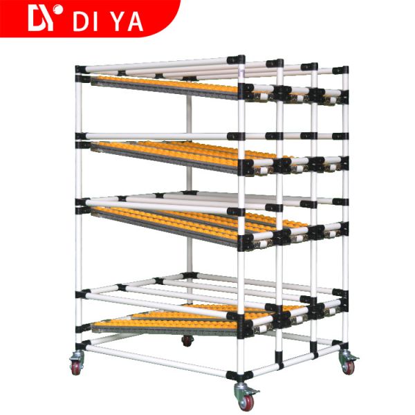 Quality Modular system Industrial Lean Pipe Racking System Shelf for sale