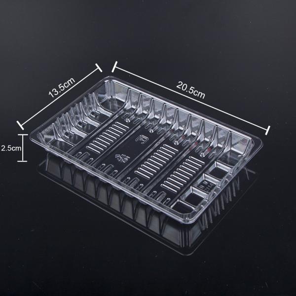 Quality Rectangle Pet Plastic Blister Tray Fruit Food Packaging for sale