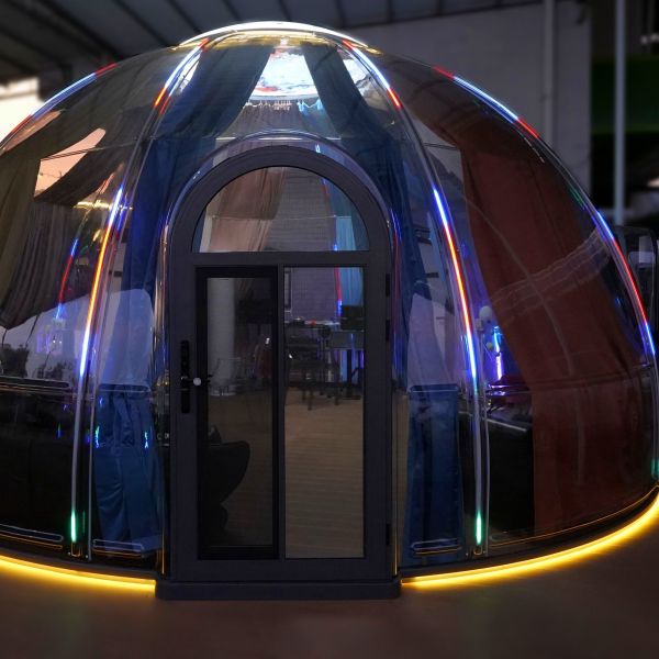 Quality Best Price Full House Outdoor Full 360°Transparency Bubble Tent Clear Prefab PC Dome House for sale