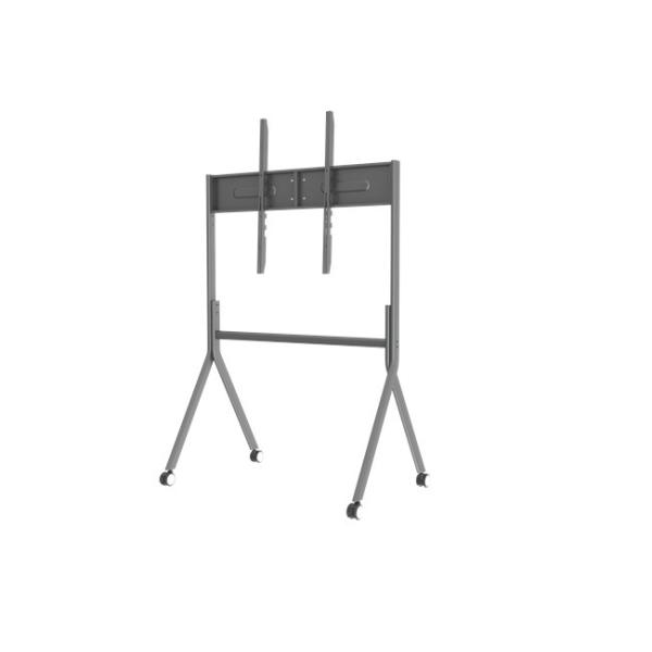 Quality Adjustable Height LED Flat Screen Cart Mobile Tv Mount For 65" To 110" Flat for sale