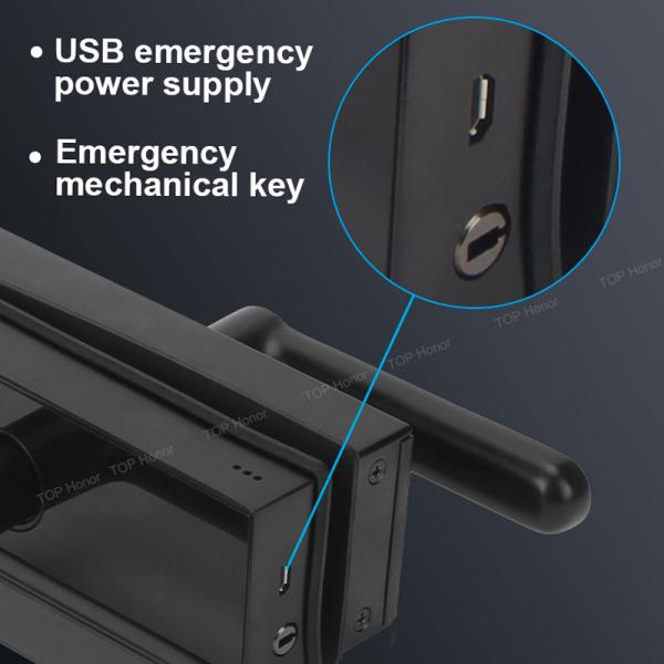 Quality High Compartment Partition Door Fingerprint Lock Password Lock IC Card Key Glass for sale