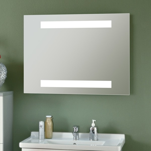 Quality Hotel Custom Illuminated Bathroom Mirrors Safety Wall Mount Moisture Resistant for sale